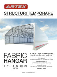 ARTEX BUILDING: structuri temporare in doua ape in prelata PVC si structuri temporare ...